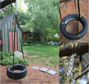 DIY Tire Swing - Do-It-Yourself Fun Ideas