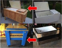 DIY Refrigerator Ice Chest Cooler Tutorial - Do-It-Yourself Fun Ideas
