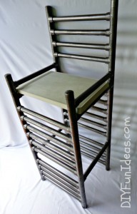 DIY MODERN CONCRETE AND PVC BAR STOOLS
