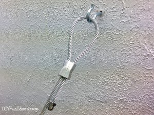 HOW TO MAKE DIY STEEL CABLE SUSPENSION SHELVES